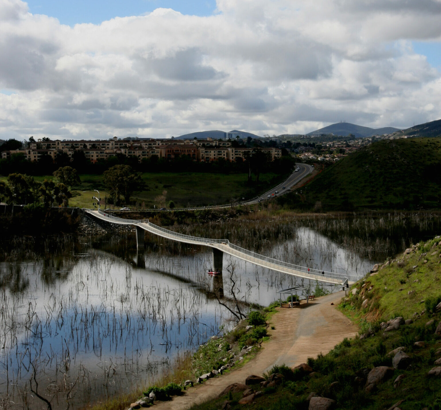 Lake Hodges Bicycle/Pedestrian Bridge | Safdie Rabines Architects