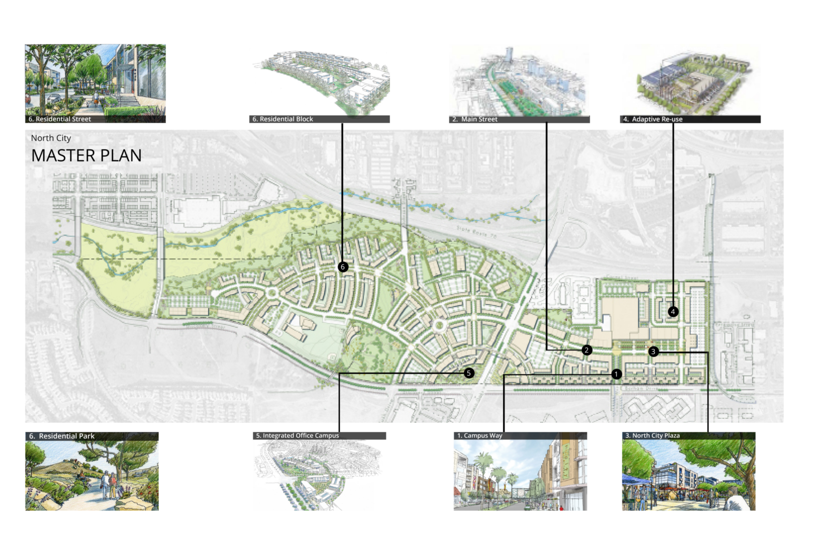 North City Master Plan | Safdie Rabines Architects