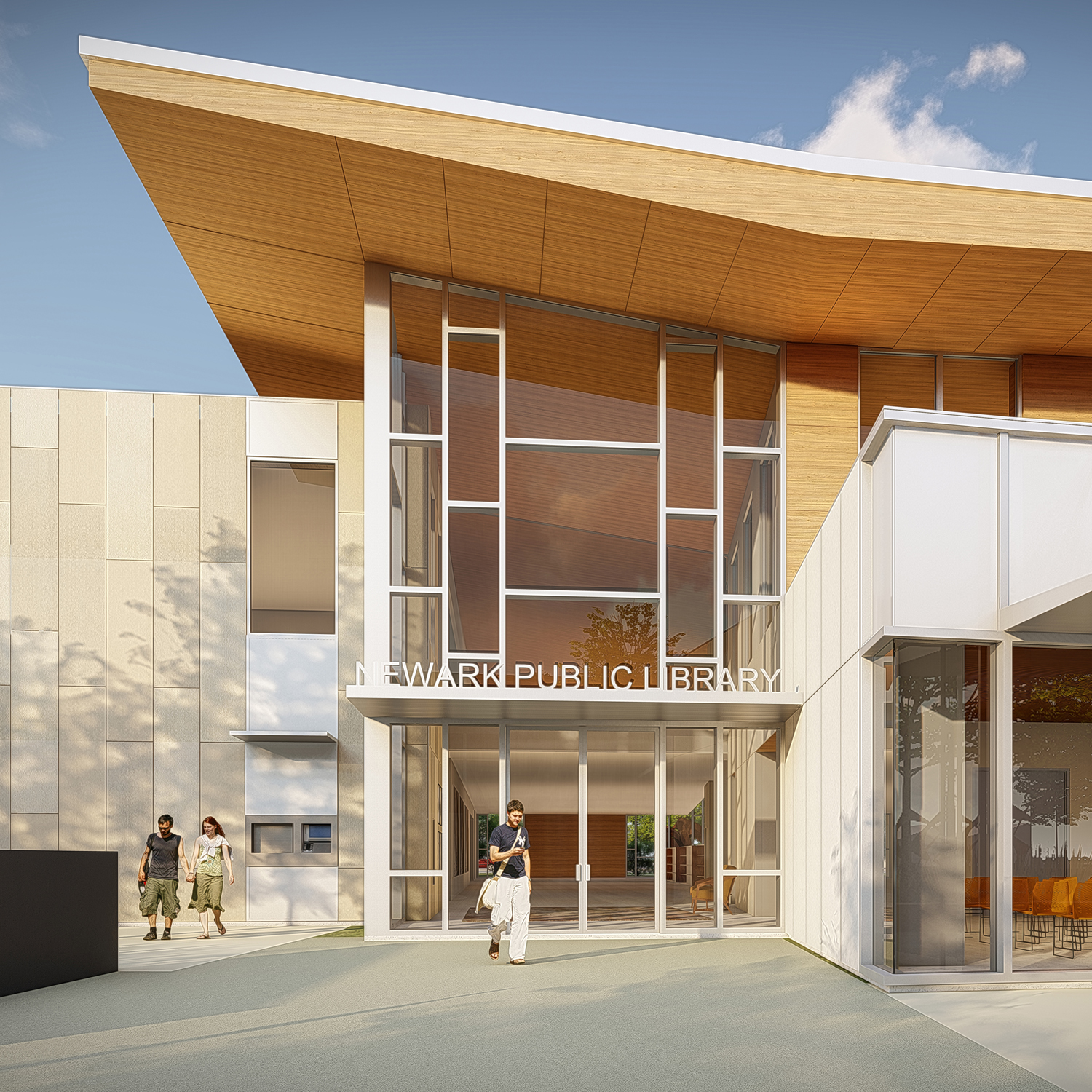 Newark Public Library - Safdie Rabines Architects